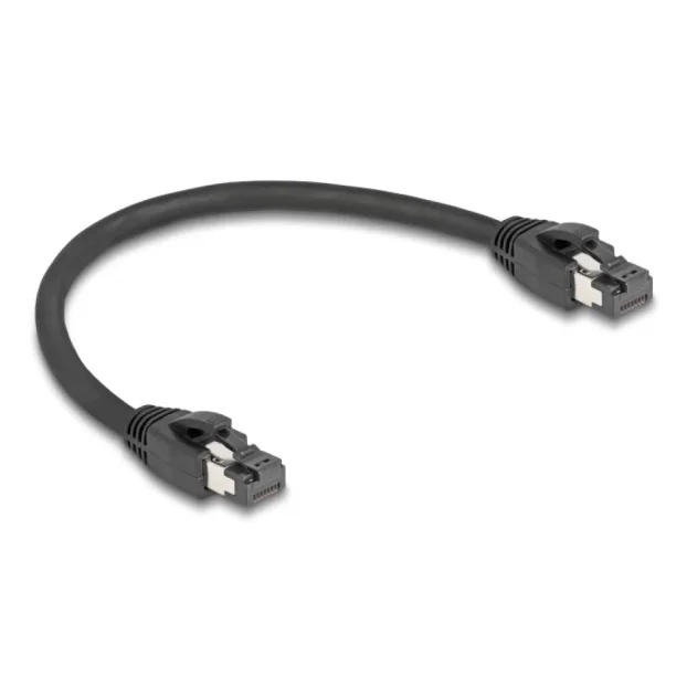 Delock Rj45 Network Cable Cat.8.1 S/ftp 25 Cm Will 40 Gbps B ...