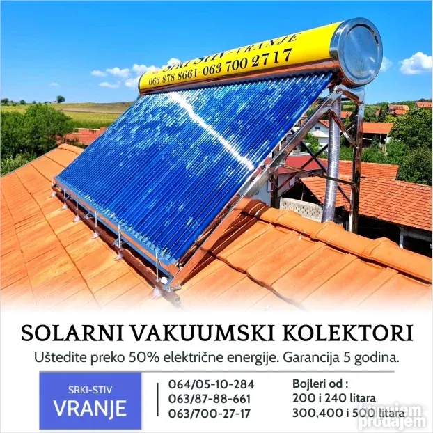 Solarni kolektor za zagrevanje sanitarne vode 200 lit AKCIJA - KupujemProdajem