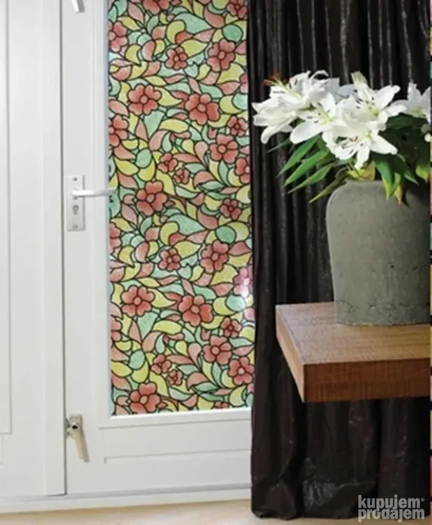 Vitraž - samolepljiva folija za staklo 11-2250 - KupujemProdajem