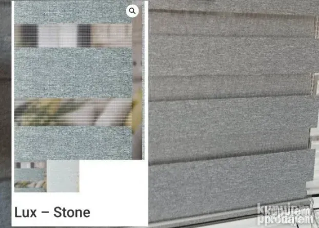 Zebra Zavese / Dan Noc / Rolo / Trakaste STONE LUX 50x200cm - KupujemProdajem