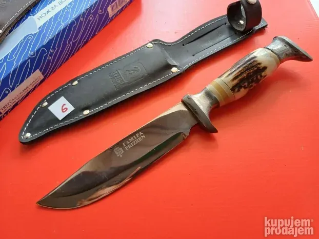 Famipa Prizren veliki lovacki noz rog br6 - KupujemProdajem