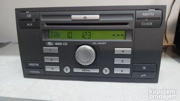Ford focus fiesta kuga radio cd Orginal FORD 6000 CD - KupujemProdajem
