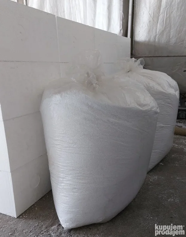 Stiropor kuglice (rinfuz) NAJPOVOLJNIJE 100% 120+LITARA ! - KupujemProdajem