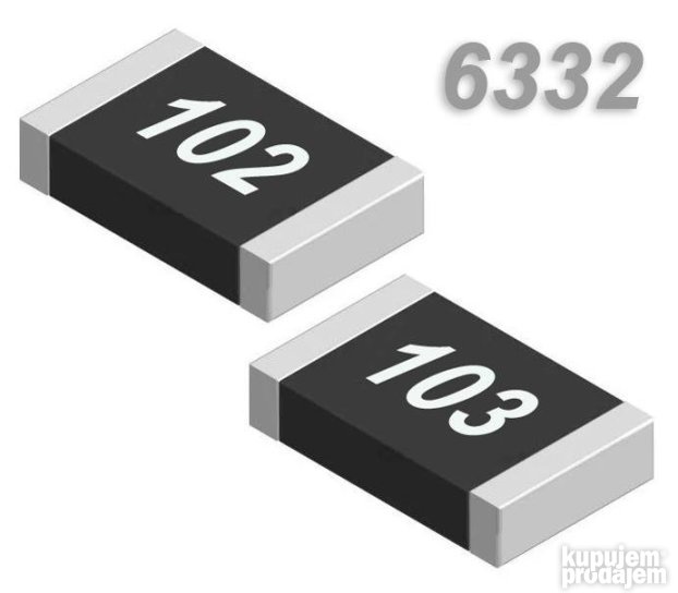 SMD Otpornik 1K / 10K - 6332 -5% 1W-( 10 kom ) - KupujemProdajem