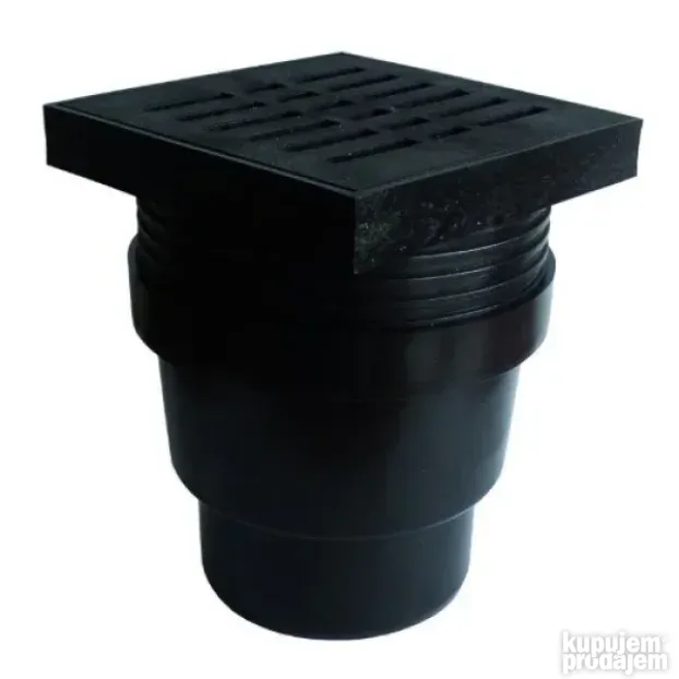 Slivnik vertikalni fi110 crni +3d info - KupujemProdajem