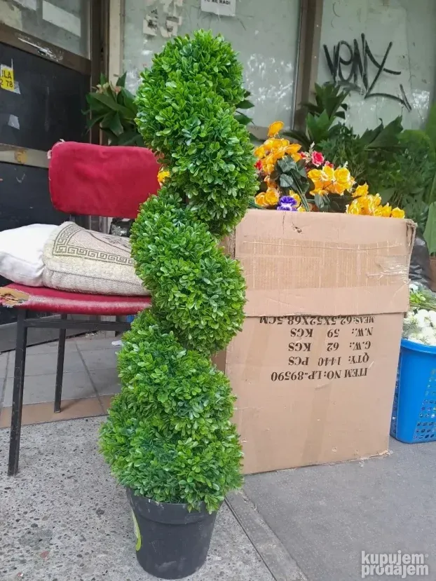 Veštačko ukrasno drvo u saksiji 70cm - KupujemProdajem