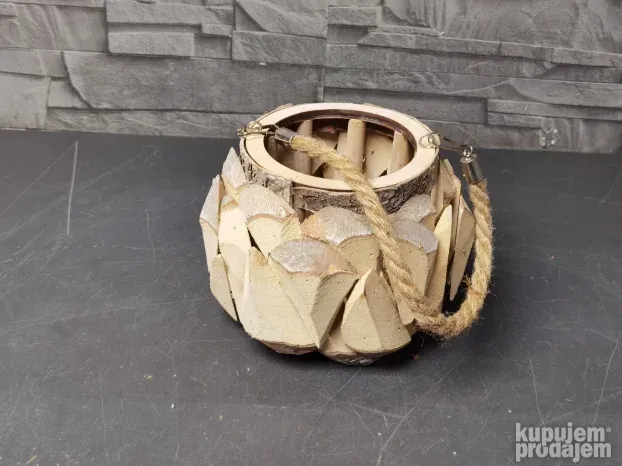 Drvena ukrasna posuda za terasu - KupujemProdajem