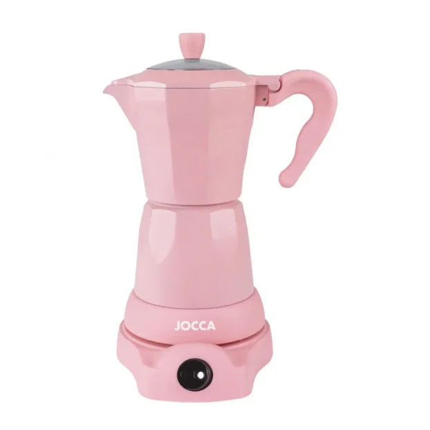 JOCCA 2482 Coffee maker 6 cup electric Italian 480W Pink - KupujemProdajem