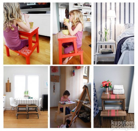 Merdevine Kucne Stolica Sa Dva Stepenika - KupujemProdajem