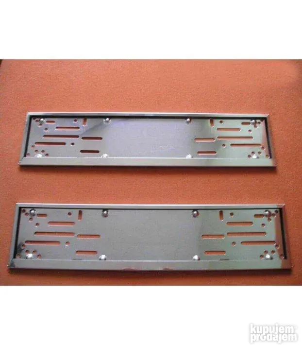 INOX okviri za tablice (ZAKRIVLJENI) - KupujemProdajem