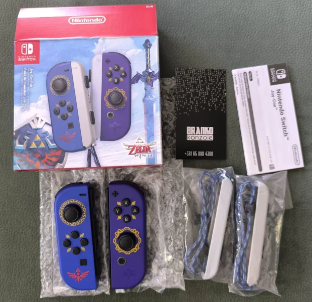Original Joy Con Nintendo Switch -Zelda Skyward Sword joycon ...