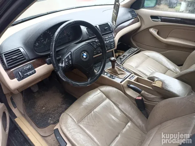 BMW e46 316 318 320 323 325 330 mahagoni lajsne enterijera ...