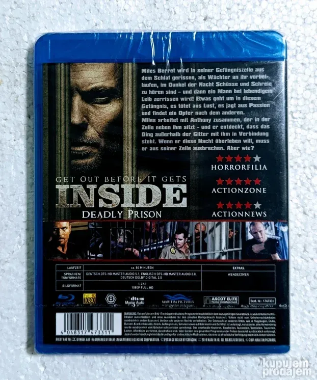 Inside-Deadly Prison-Blu Ray Disc CELOFAN - KupujemProdajem
