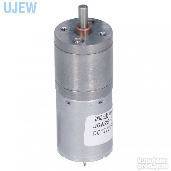 DC Motor sa reduktorom 500RPM 4mm osovina 12V - KupujemProdajem
