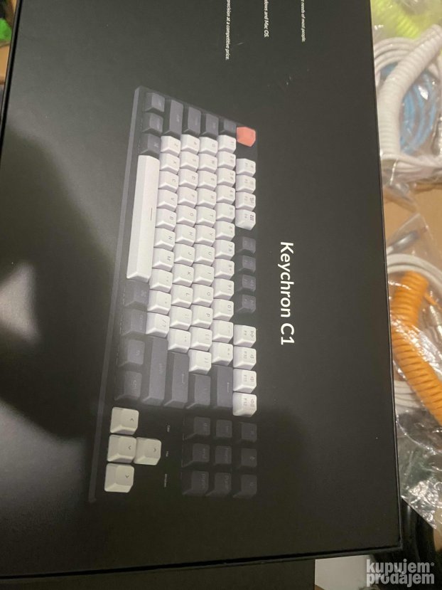 Keychron C1 RGB Hot swap TKL red switch RGB swichevi - KupujemProdajem