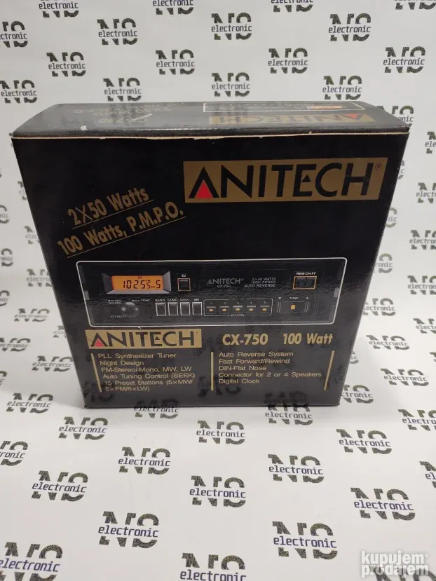 Anitech CX 750 Auto Radio Retro 100W Kao Nov - KupujemProdajem