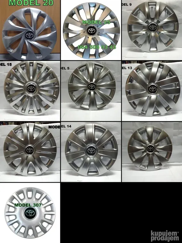 Ratkapne Toyota 15 Ratkapne 15 Toyota Ratkapne R15 Toyota - KupujemProdajem