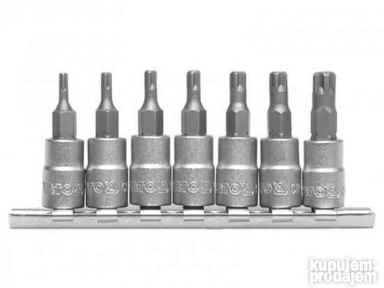 Petougaonih Toreks Ključevi TS10-TS40 1/4, 7 kom. PROFI YATO ...