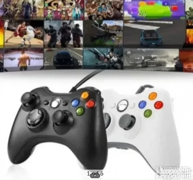 Dzojstik za X BOX 360 zicni kontroler sa kablom replika - KupujemProdajem