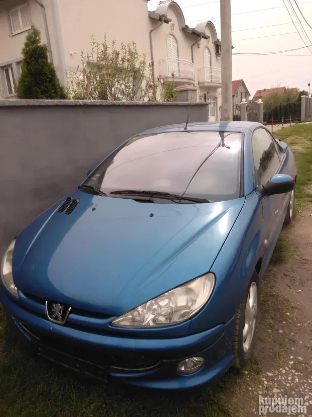 Peugeot pežo 206 cc 1.6 Benzin polovni delovi - KupujemProdajem