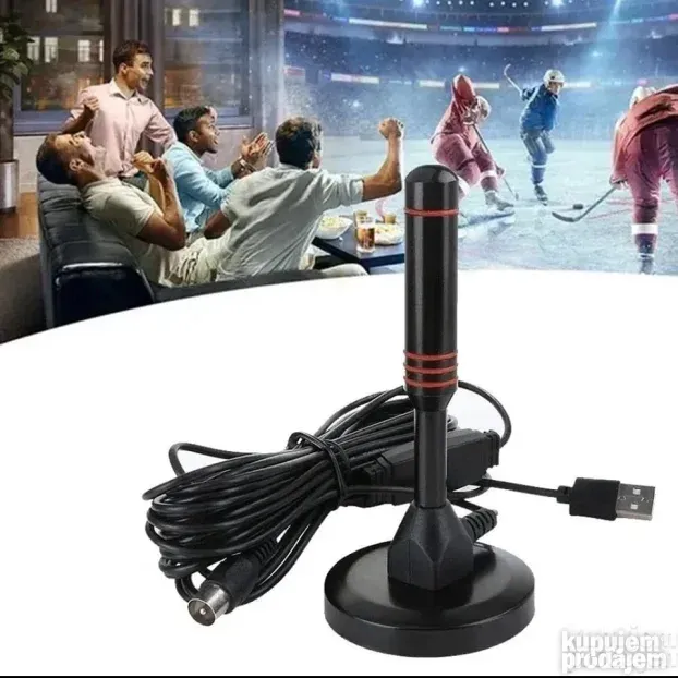 Digitalna TV sobna Antena sa pojačivačem za prijem digitalno - KupujemProdajem