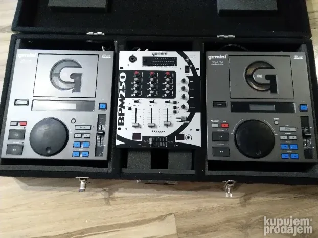 Gemini Dj set - 2 x CDJ-1100 & BPM250 professional mixer - KupujemProdajem