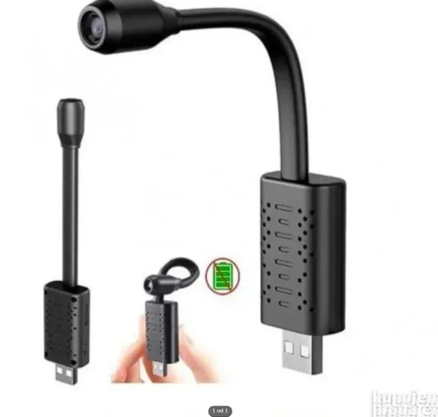 Mini USB smart IP kamera WiFi. Rezolucija kamere: 1080p - KupujemProdajem