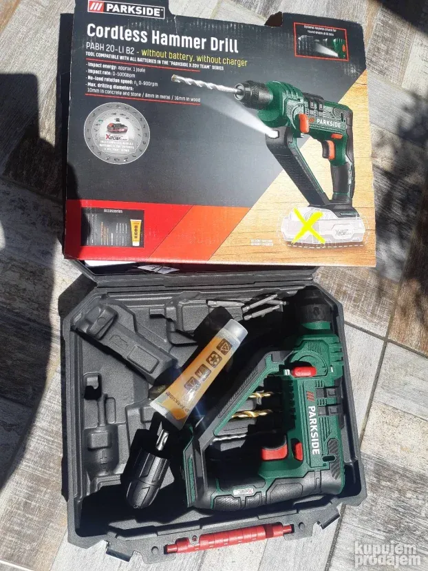 Parkside Aku Udarna Busilica Srafilica Tiplarica - KupujemProdajem