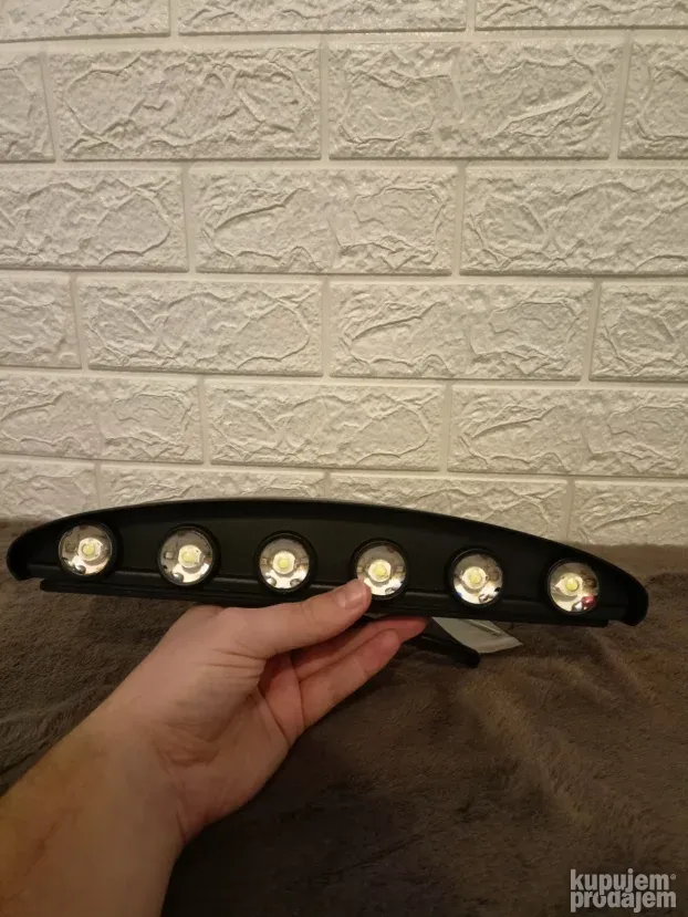 Spoljna LED baštenska rasveta Vodootporna 6 LED gore i dole ...