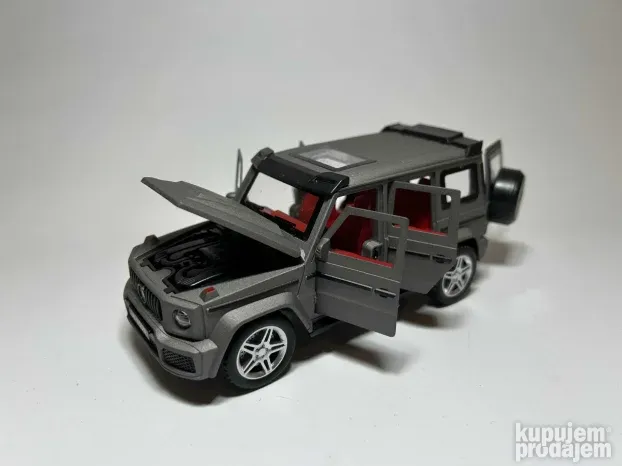 Mercedes G klasa Brabus siva metalna igracka autic - KupujemProdajem