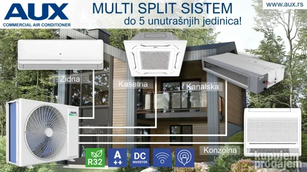 AUX Multi split sistemi grejanje i hlađenje - KupujemProdajem