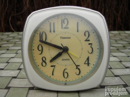 TIME STAR quartz - stanardni quartzni stoni sat-budilnik - KupujemProdajem