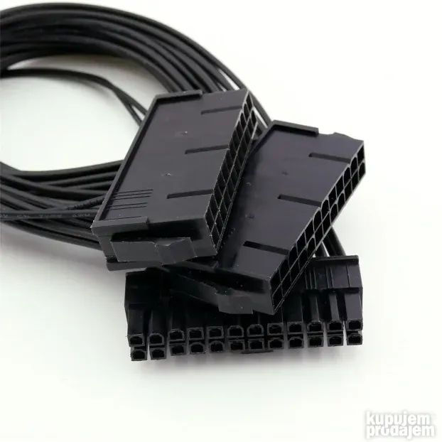 24Pin ATX Dual PSU Napojni Kabal Za Napajanje - KupujemProdajem