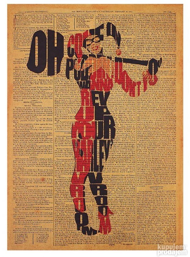 Harley Quinn Poster Retro Model 1 - KupujemProdajem