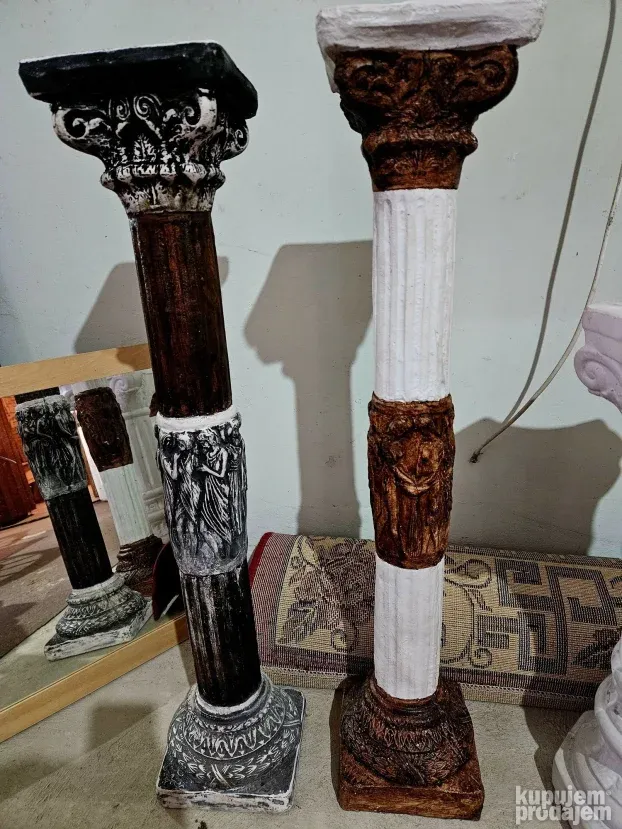 Rimski stubovi od mlevenog mermera - KupujemProdajem