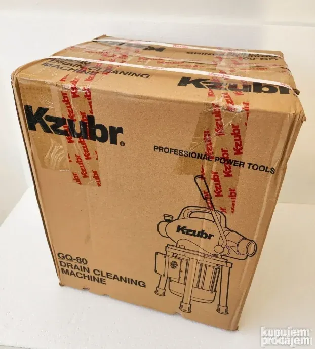 Mašina za otpušavanje kanalizacije i cevi KZUBR GQ-80 - KupujemProdajem