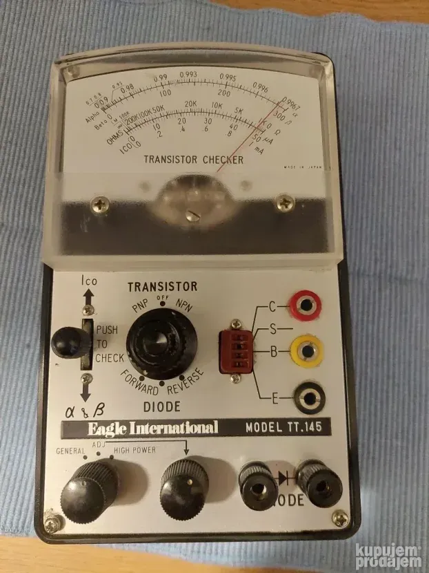 Analogni instrument za testiranje tranzistora i dioda - KupujemProdajem