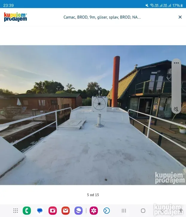 Camac, BROD, 9m, gliser, splav, BROD, NAUTIKA, čamac, sava ...