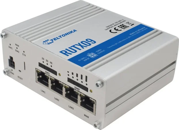 Teltonika Rutx09 LTE-A CAT 6 Cellular Router - KupujemProdajem