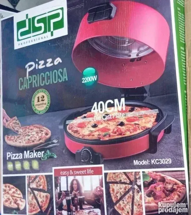Aparat za pecenje PIZZA elektricni aparat za picu,pica pekac ...