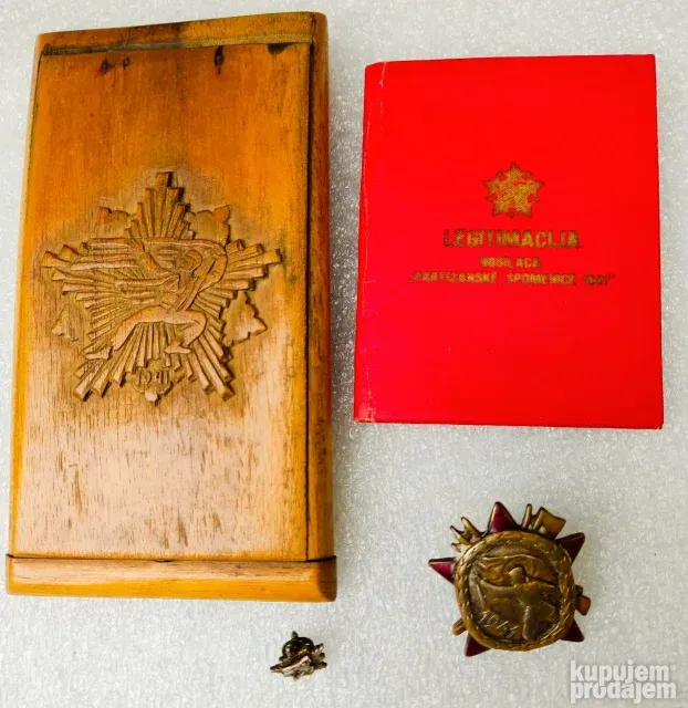 Partizanska spomenica komplet - KupujemProdajem