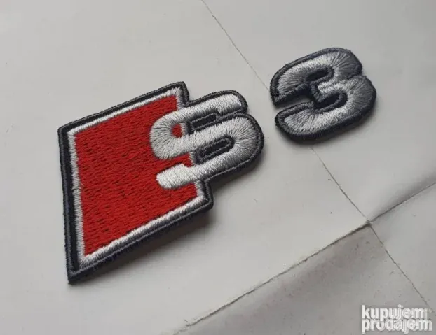 S3, Sline vezeni logo za sedista AUDI - KupujemProdajem