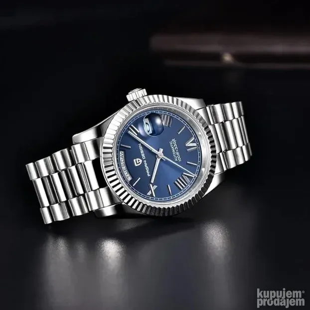 PAGANI DESIGN PD-1783 - 40mm - Plava- Rolex Day-Date Homage ...