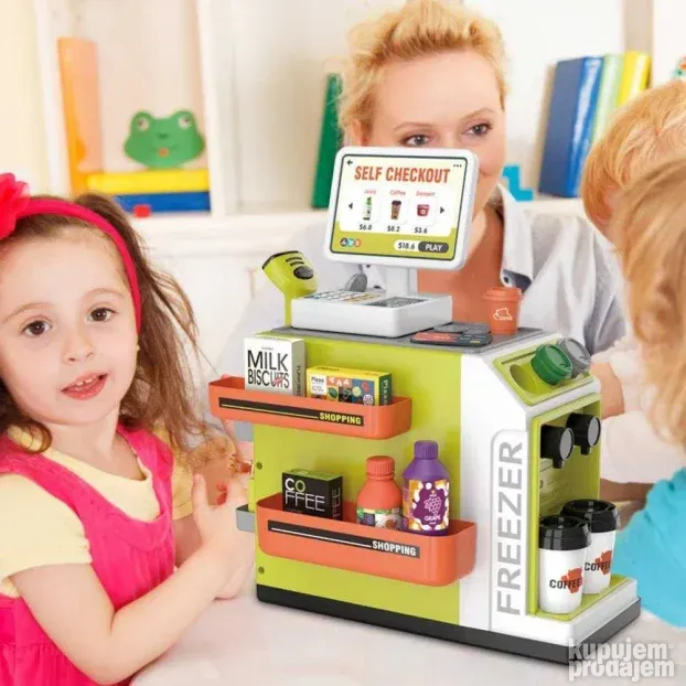 Kasa igracka - set za igru za decu sa 46 dodataka - KupujemProdajem