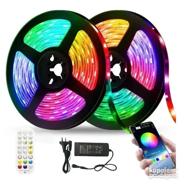 Led traka L14 vodootporna 5m RGB 5050 Smart Wifi - KupujemProdajem