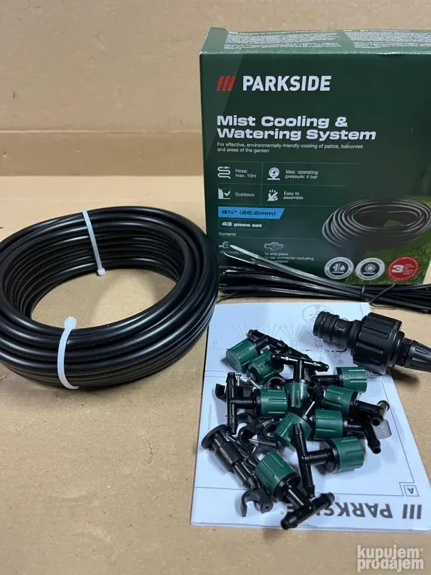 Sistem za hlađenje vodenom maglom PARKSIDE - Germany - KupujemProdajem