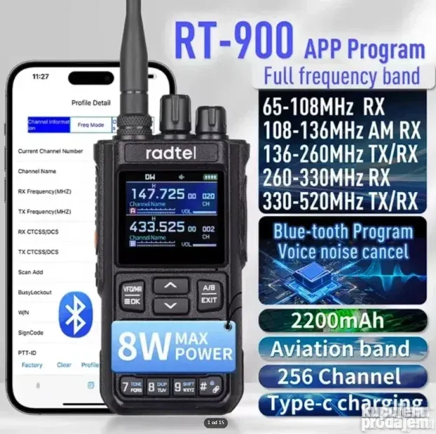 Radio stanica Radtel-RT-900-Radio stanica Radtel-RT-900-Radi ...