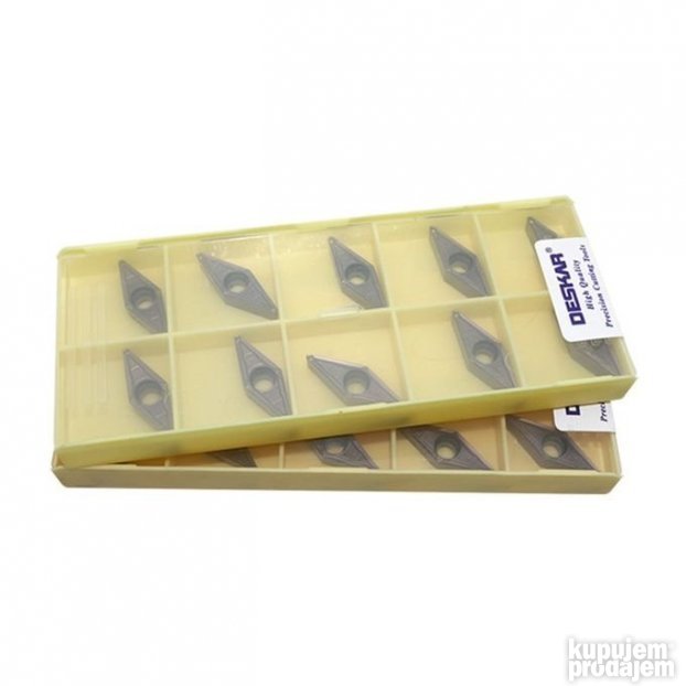 10 x DESKAR strugarske plocice VBMT160408-MV LF6018 za celik - KupujemProdajem