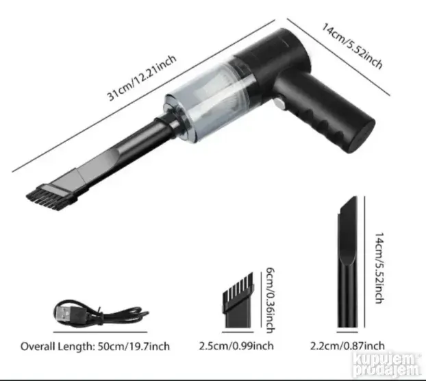 Mini rucni prenosivi usisivac za auto AS-228 - KupujemProdajem