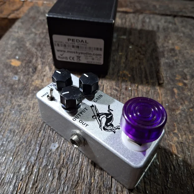 Mini Klon Centaur Effect Pedal Silver Horse/Mosky-ZAMENA - KupujemProdajem